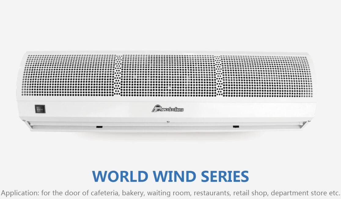2025 Low Noise Compact Air Curtain 40 Inch , Door Air Cutter With Touch ...