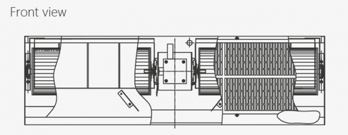 90cm / 120cm Explosion Proof Industrial Air Curtain For Doors IP55 Exd IIBT4